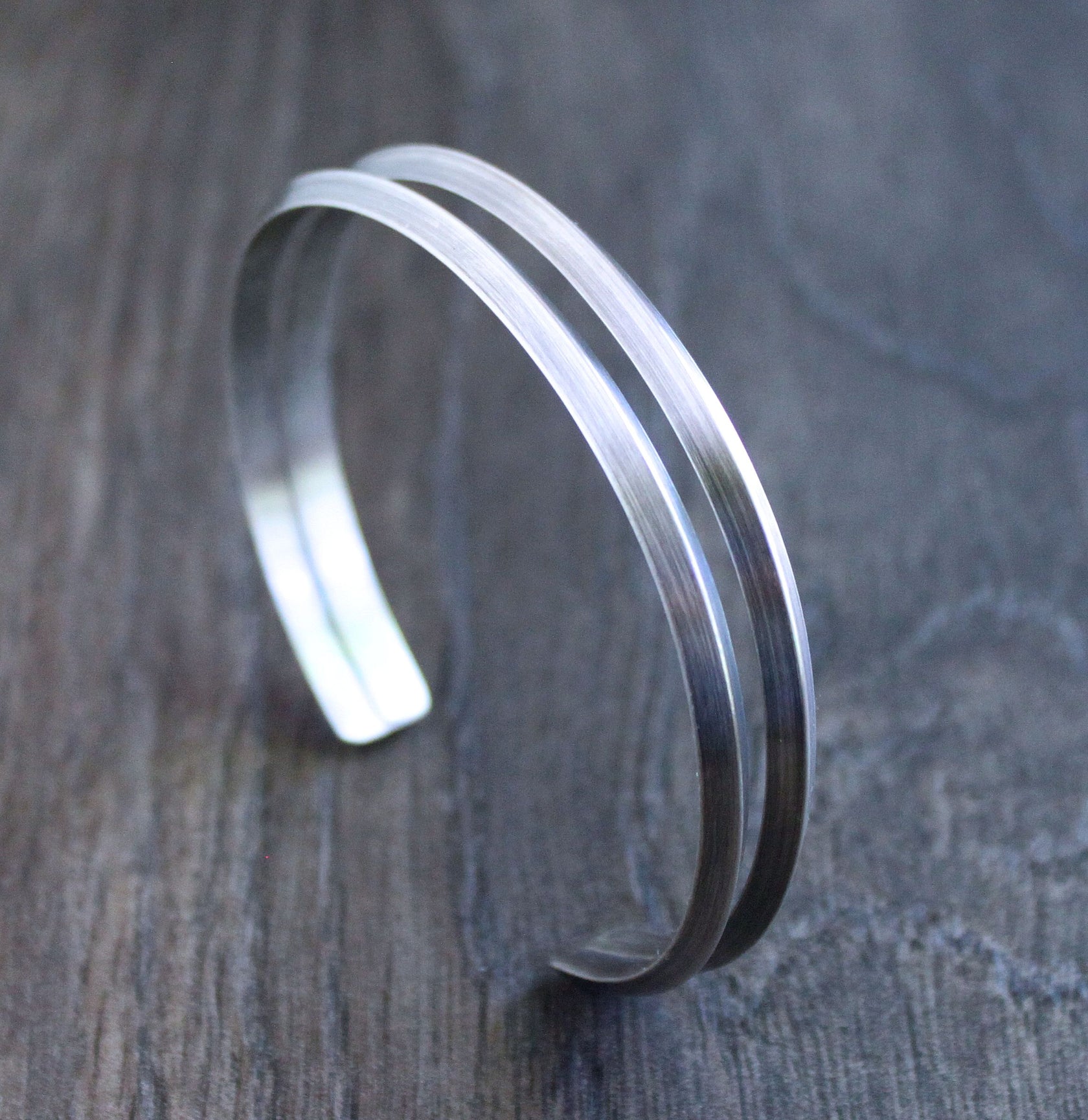 Men's Silver Double Triangle Wire Cuff – LynnToddDesigns